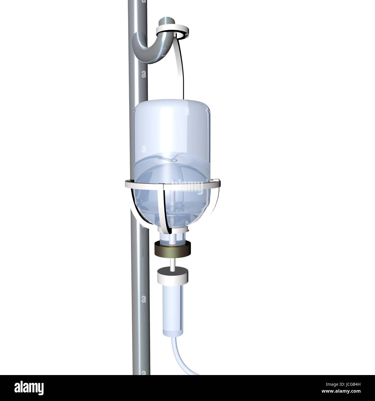 Drip isolated over white, 3d render Stock Photo - Alamy
