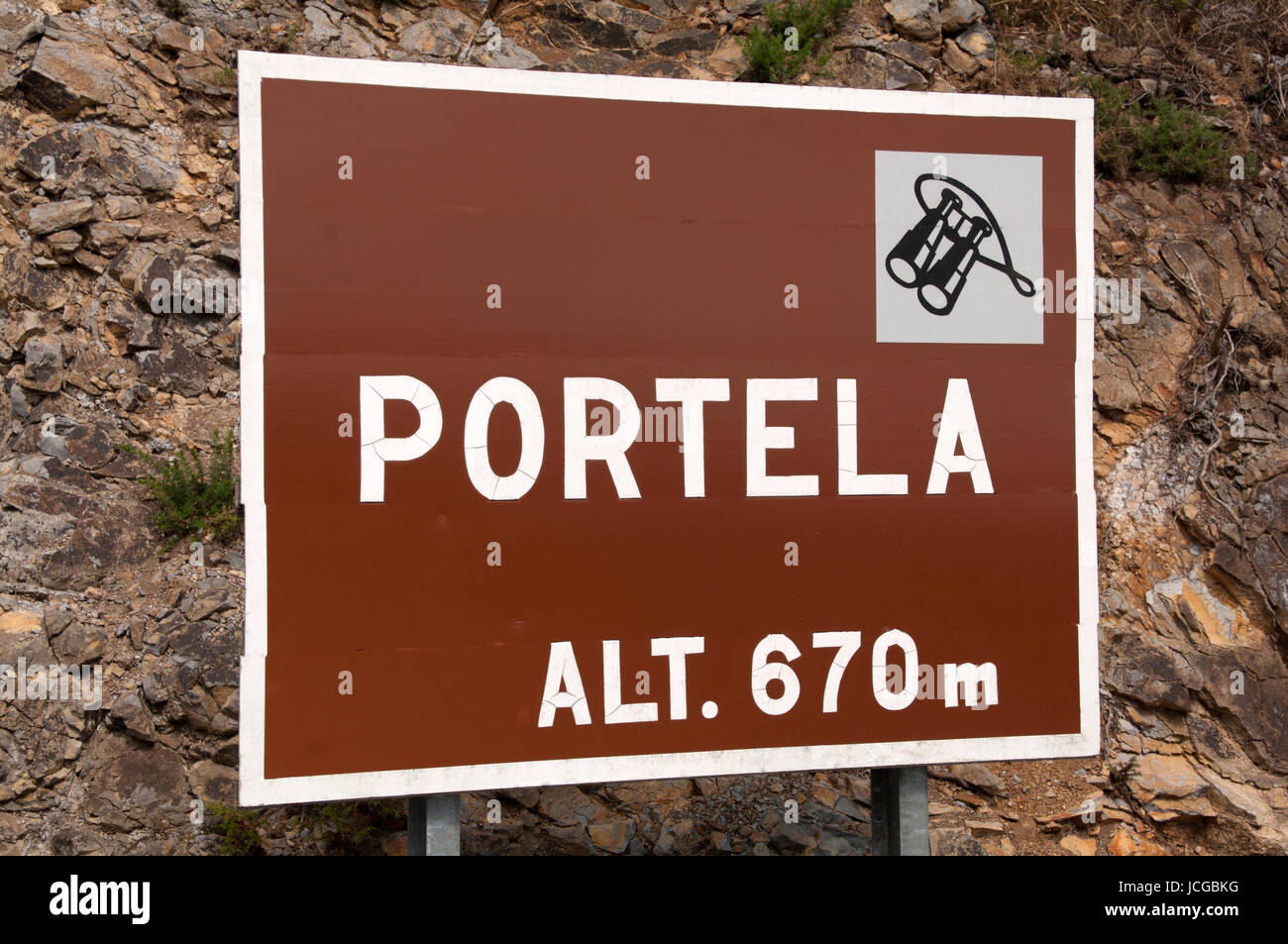 Portugal road sign hi-res stock photography and images - Alamy