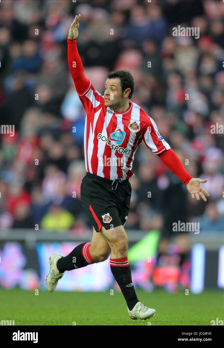 ANDY REID SUNDERLAND FC SUNDERLAND V EVERTON STADIUM OF LIGHT ...