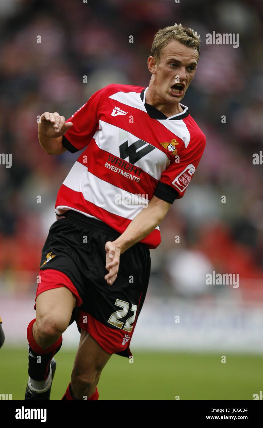 DEAN SHIELDS DONCASTER ROVERS FC DONCASTER V WOLVES KEEPMOAT STADIUM ...