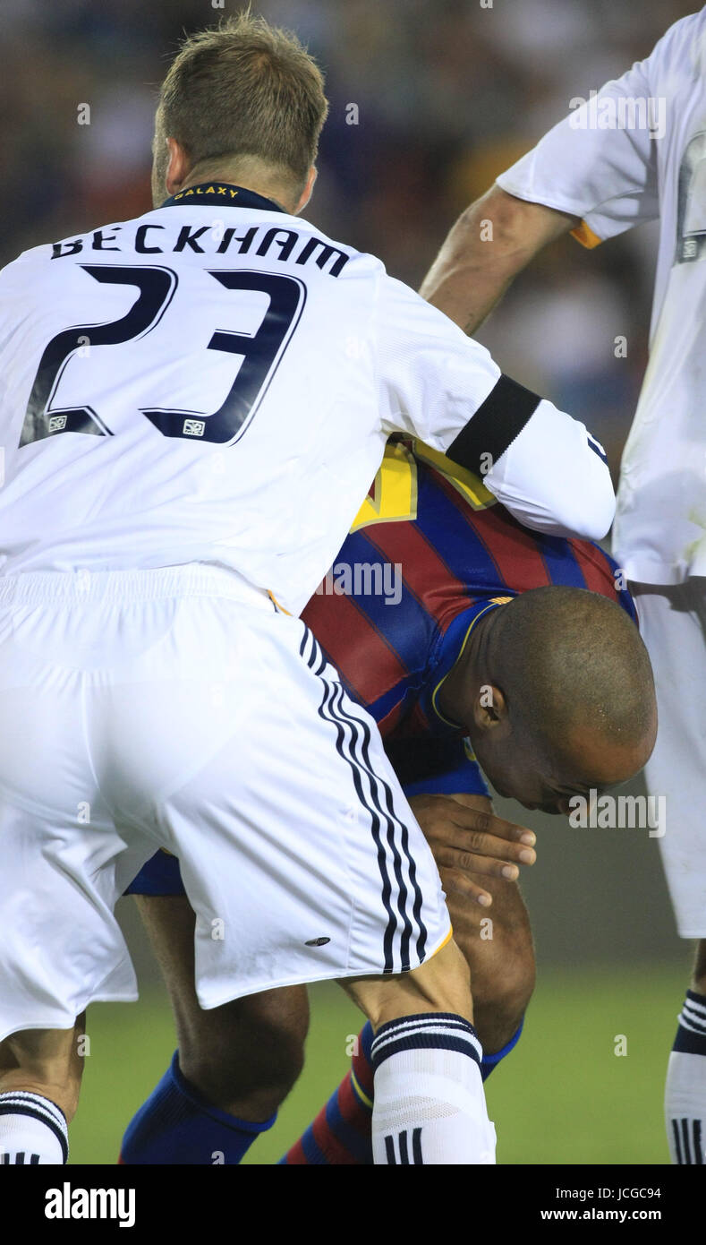 David beckham and thierry henry hi-res stock photography and images - Alamy
