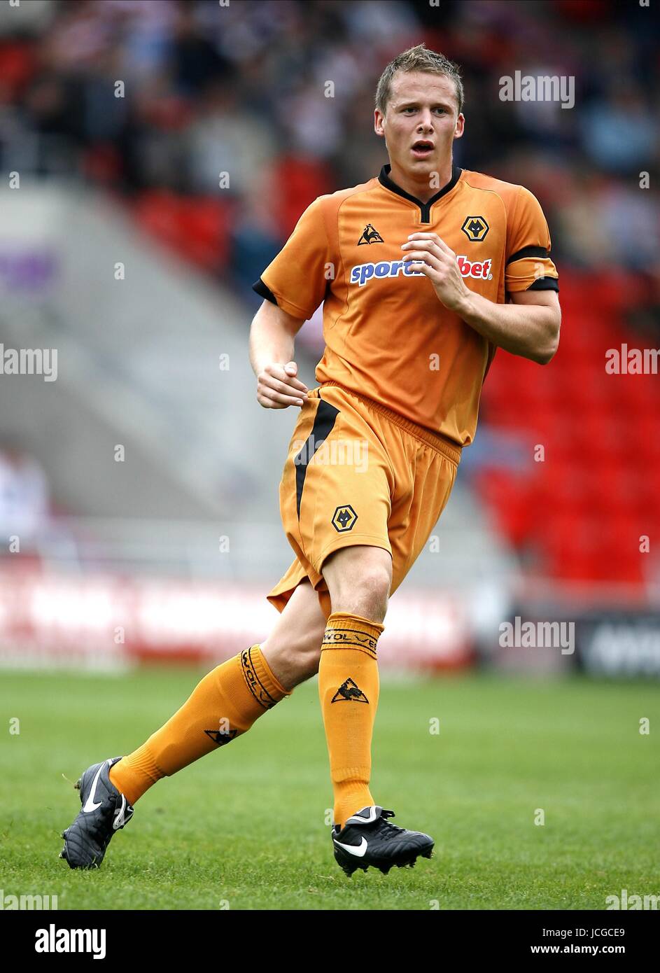 CHRISTOPHE BERRA WOLVERHAMPTON WANDERERS FC DONCASTER V WOLVES KEEPMOAT ...