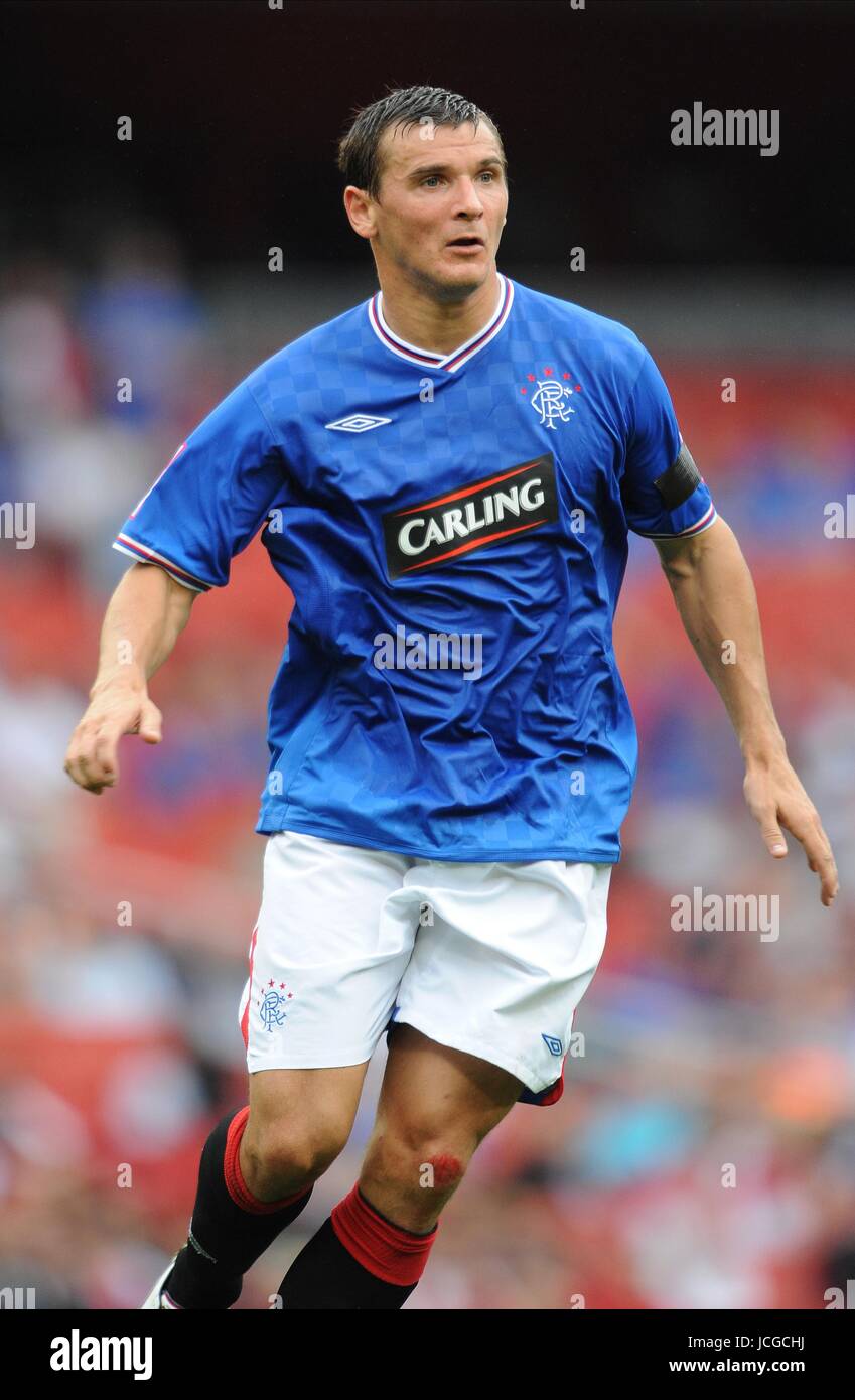 LEE MCCULLOCH GLASGOW RANGERS FC GLASGOW RANGERS V PARIS SAINT GERMAIN ...