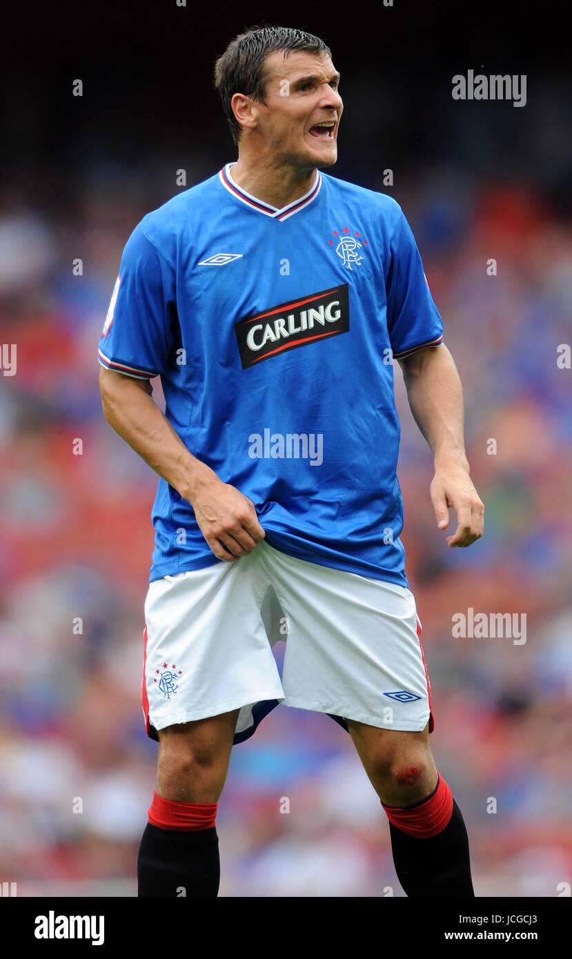 LEE MCCULLOCH GLASGOW RANGERS FC GLASGOW RANGERS V PARIS SAINT GERMAIN ...