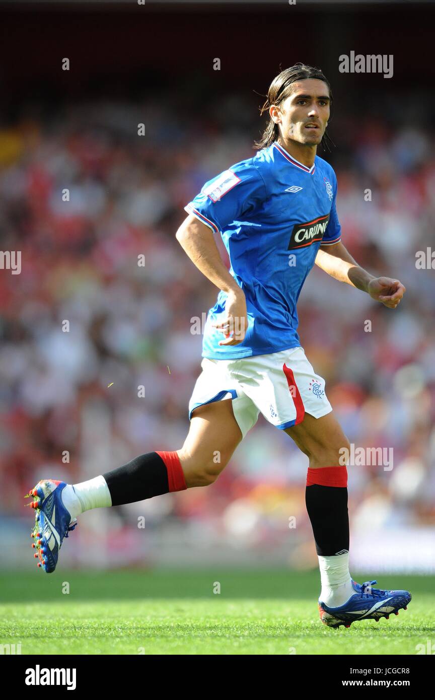 PEDRO MENDES GLASGOW RANGERS FC ARSENAL V GLASGOW RANGERS EMIRATES ...