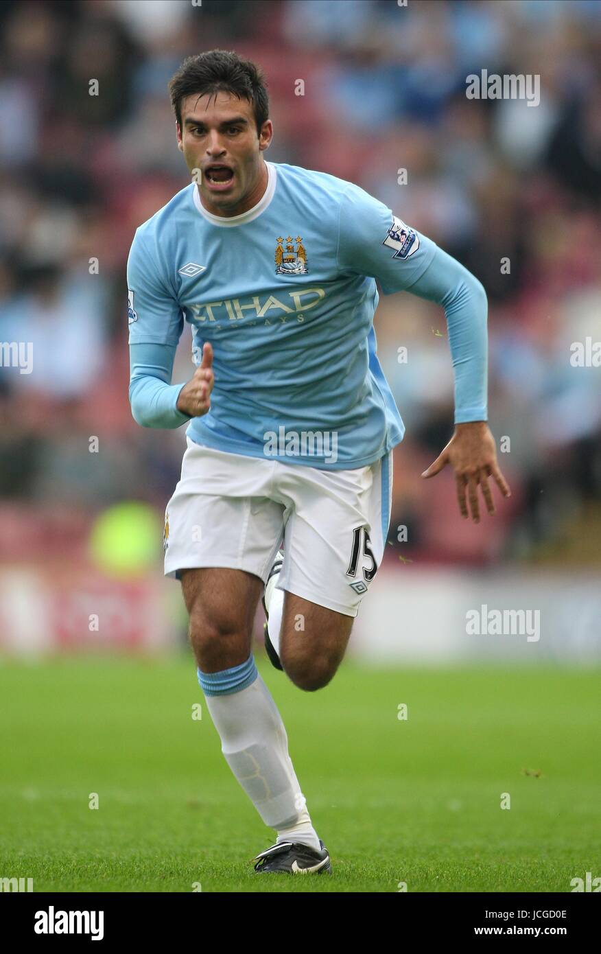 JAVIER GARRIDO MANCHESTER CITY FC BARNSLEY V MANCHESTER CITY OAKWELL ...