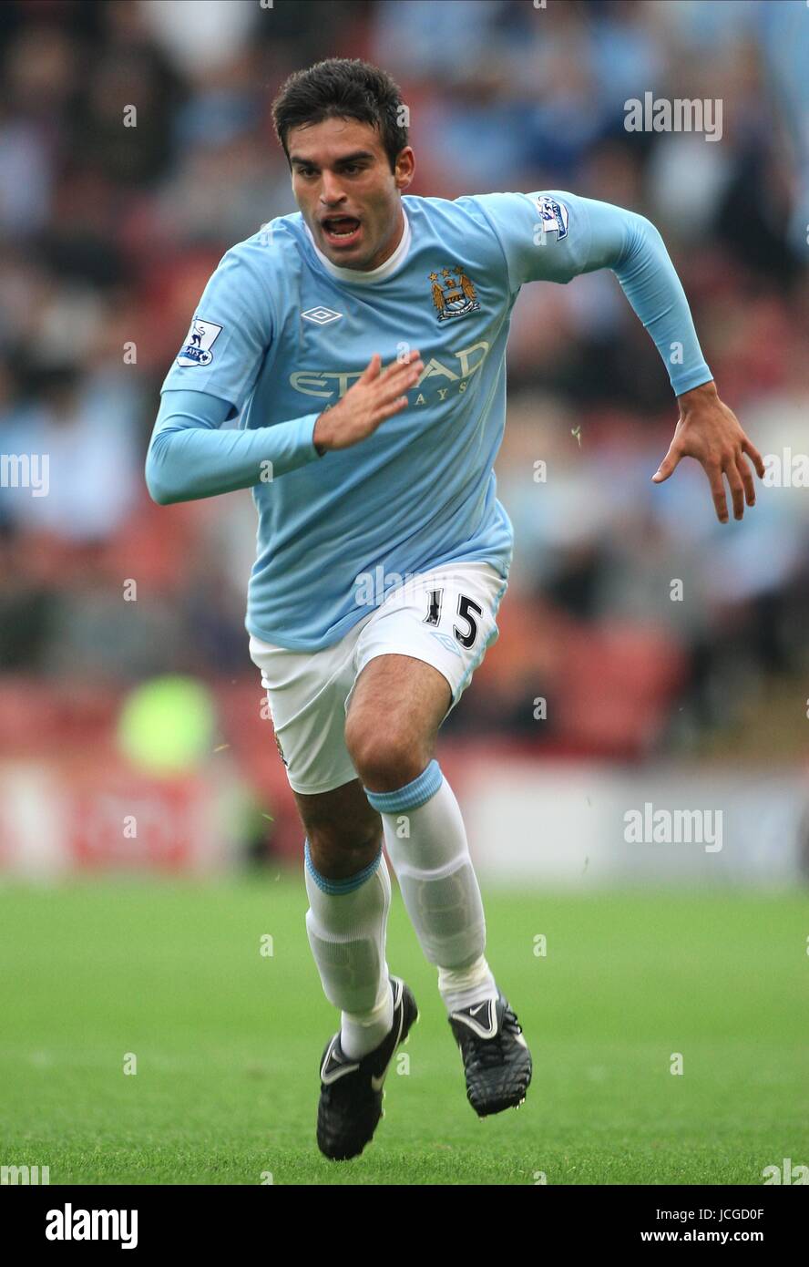 JAVIER GARRIDO MANCHESTER CITY FC BARNSLEY V MANCHESTER CITY OAKWELL ...