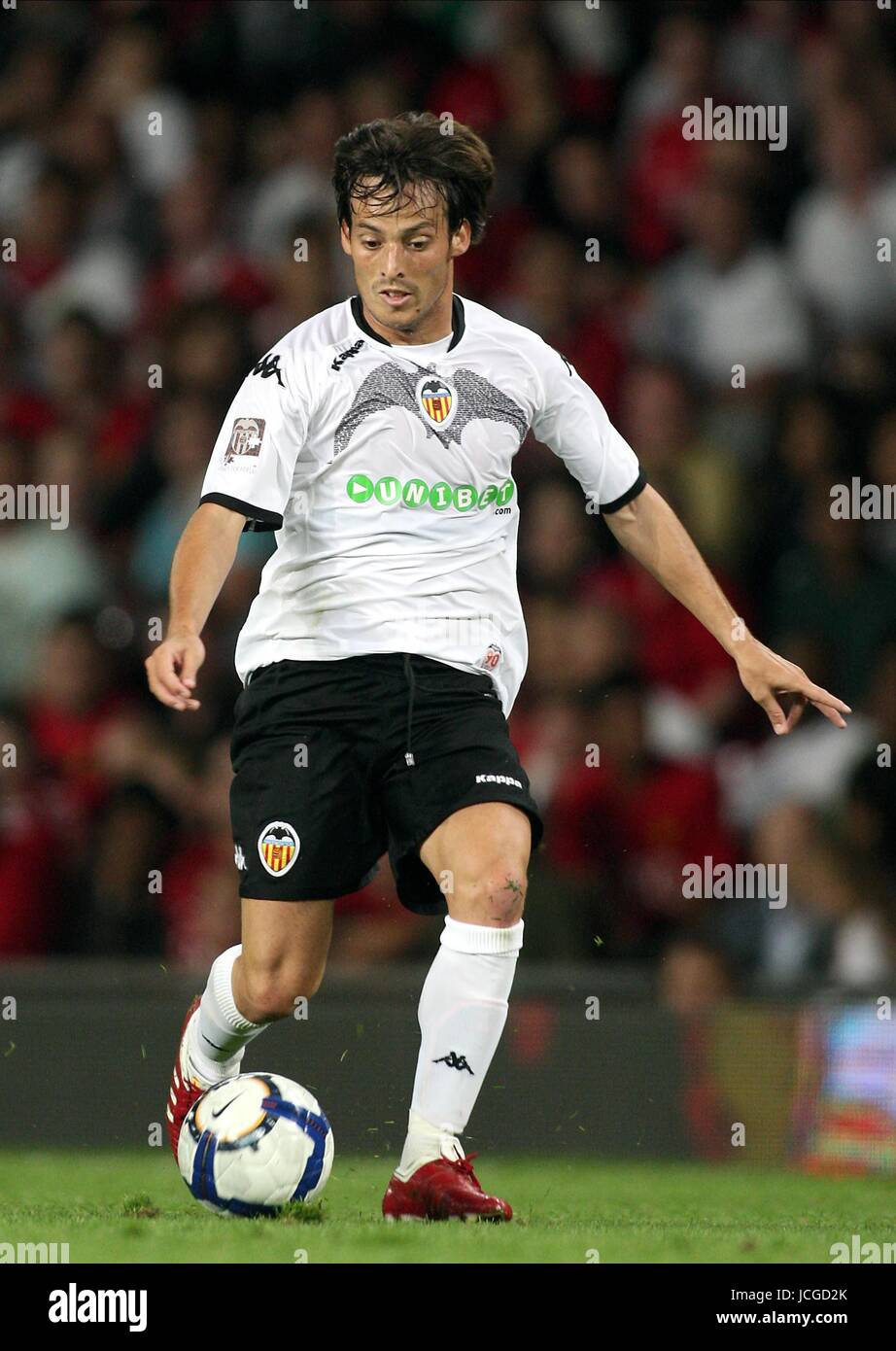 DAVID SILVA VALENCIA CF MANCHESTER UNITED V VALENCIA CF OLD TRAFFORD ...