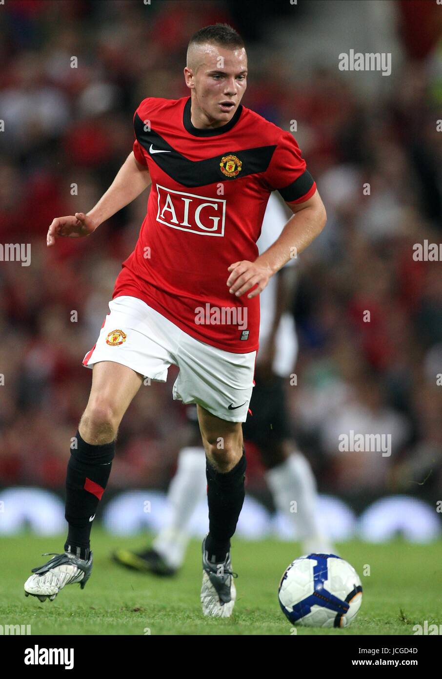 TOM CLEVERLEY MANCHESTER UNITED FC MANCHESTER UNITED V VALENCIA CF OLD ...