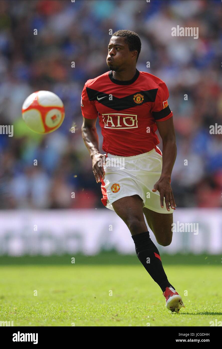 PATRICE EVRA MANCHESTER UNITED FC CHELSEA V MANCHESER UNITED WEMBLEY ...