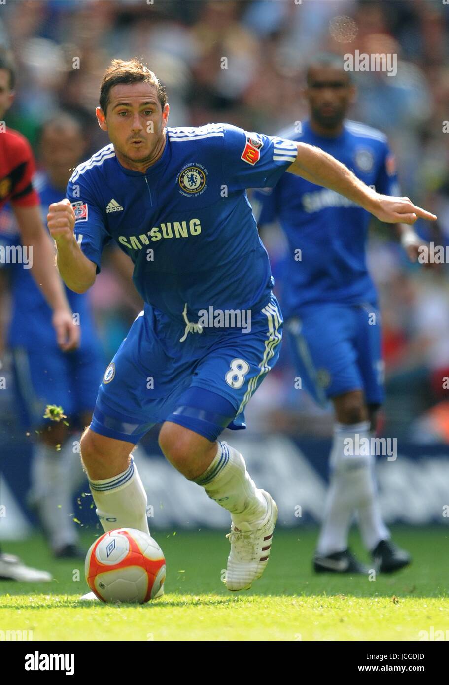 FRANK LAMPARD CHELSEA FC CHELSEA V MANCHESER UNITED WEMBLEY STADIUM ...