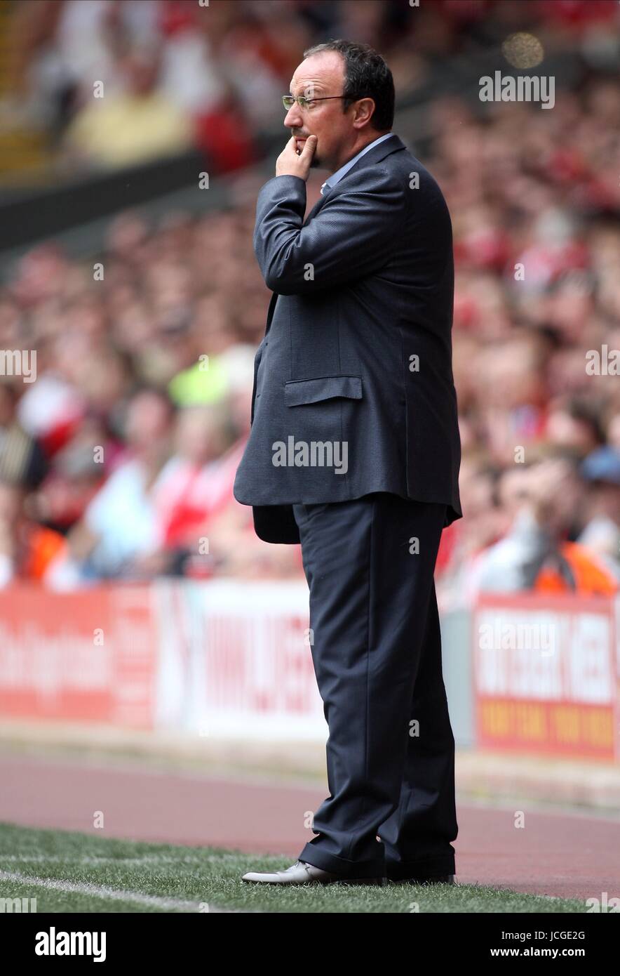 RAFA BENITEZ LIVERPOOL FC MANAGER LIVERPOOL V ATHLETICO MADRID ANFIELD ...