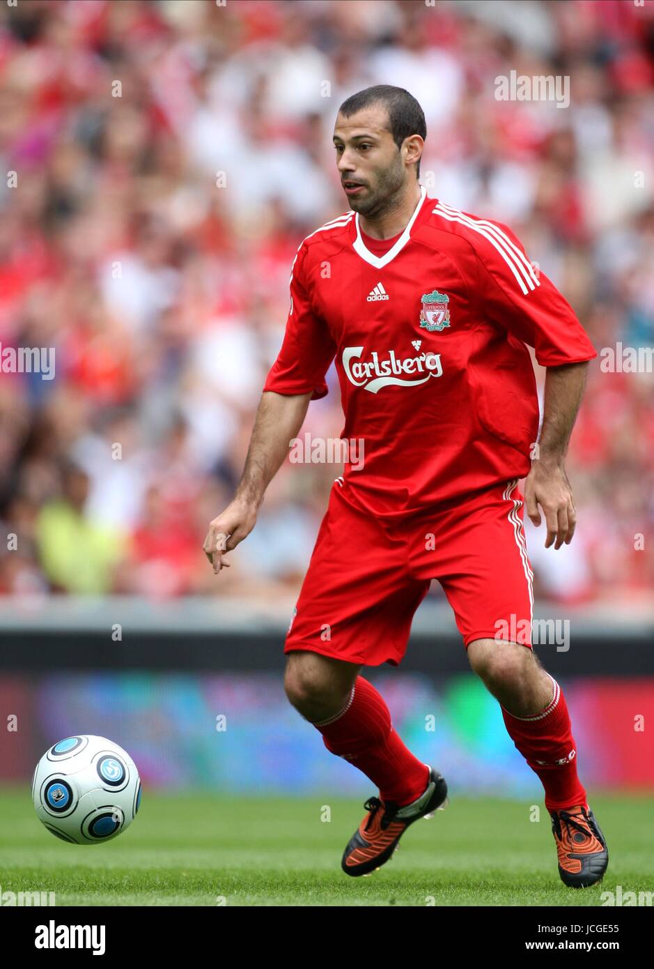 JAVIER MASCHERANO LIVERPOOL FC LIVERPOOL V ATHLETICO MADRID ANFIELD ...