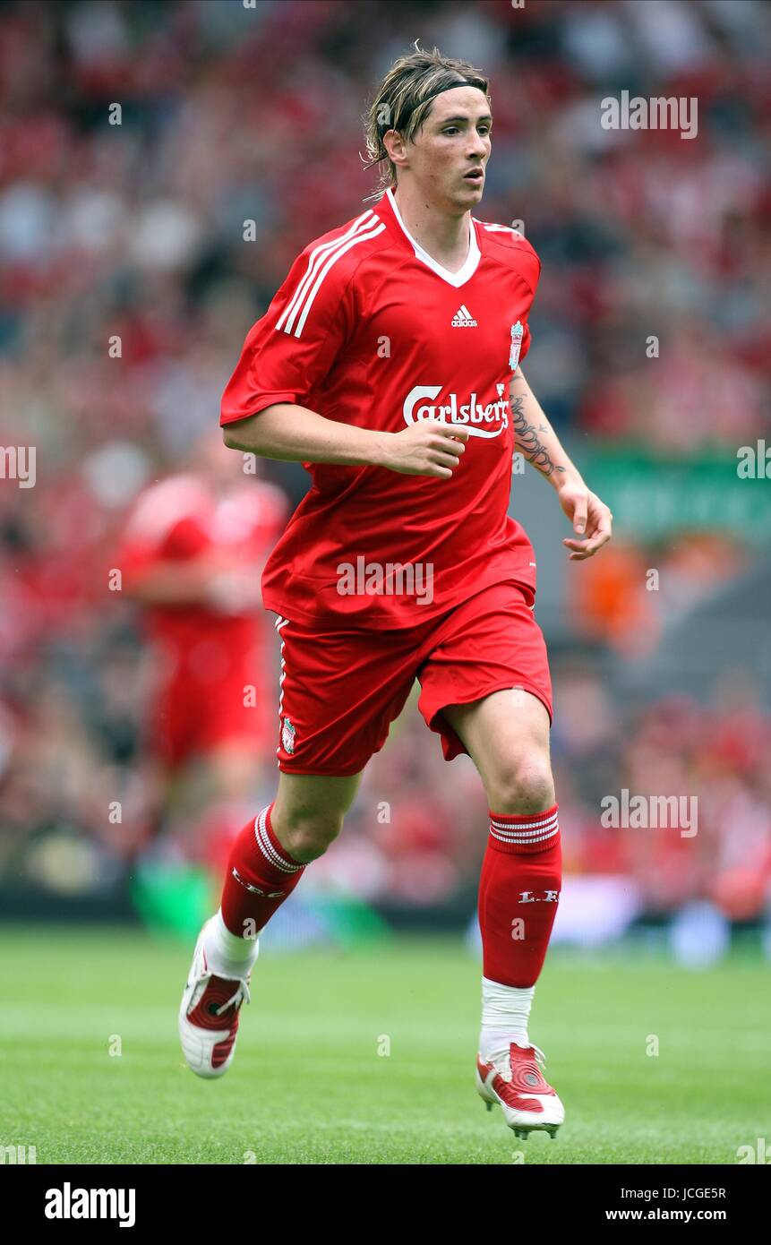 FERNANDO TORRES LIVERPOOL FC LIVERPOOL V ATHLETICO MADRID ANFIELD ...