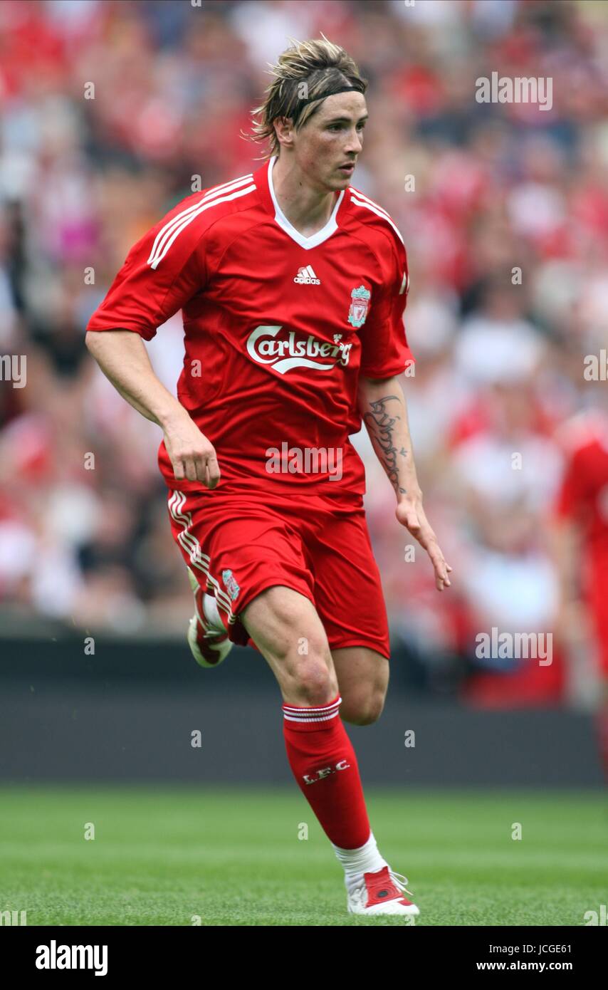 FERNANDO TORRES LIVERPOOL FC LIVERPOOL V ATHLETICO MADRID ANFIELD ...
