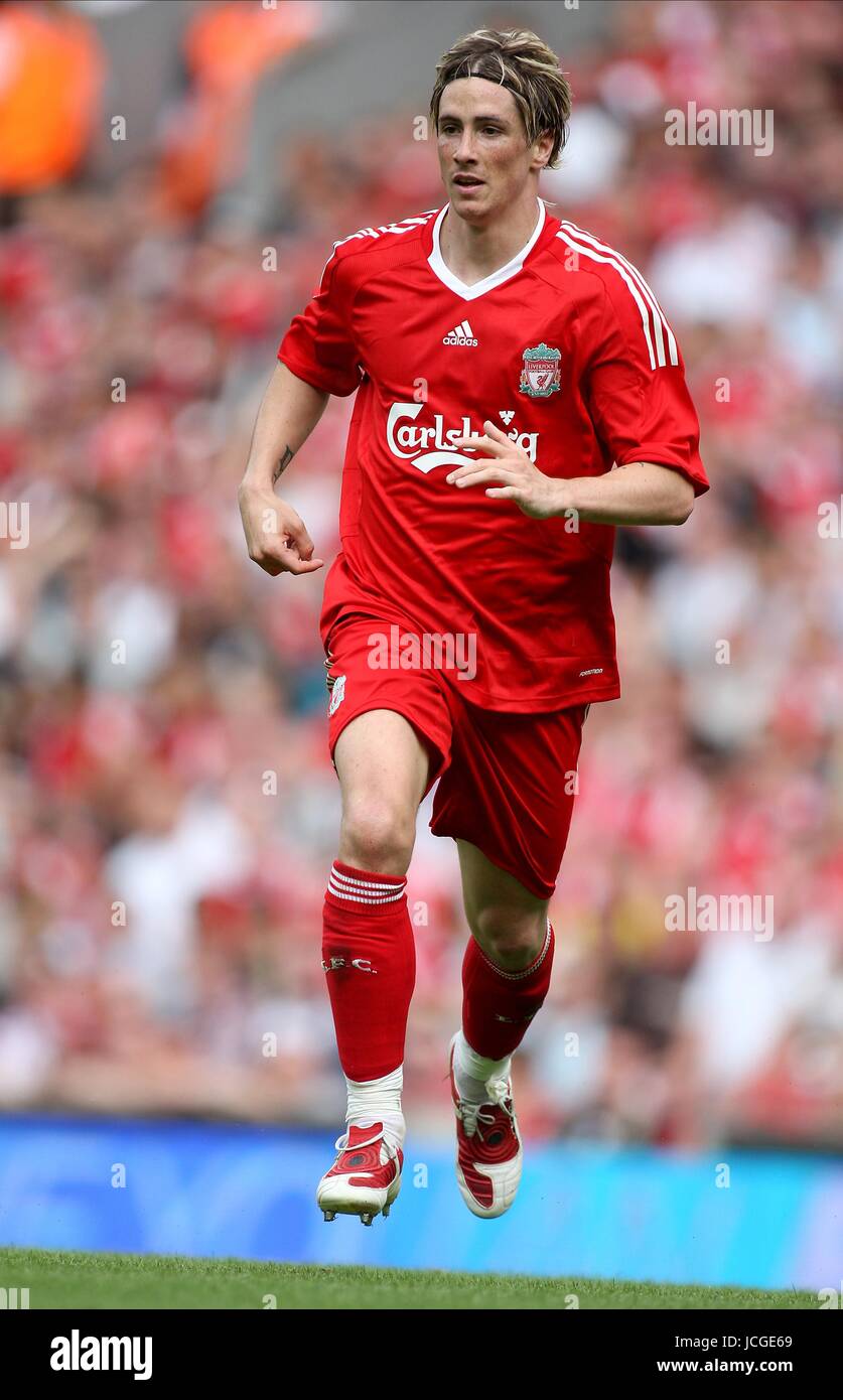 FERNANDO TORRES LIVERPOOL FC LIVERPOOL V ATHLETICO MADRID ANFIELD ...