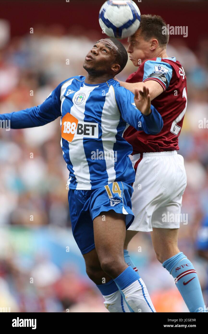 NICKY SHOREY & CHARLES N'ZOGBIA ASTON VILLA V WIGAN ATHLETIC ASTON ...