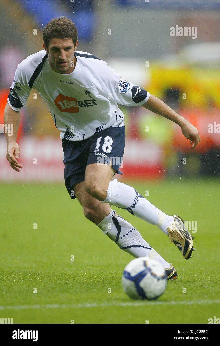 SAM RICKETTS BOLTON WANDERERS FC BOLTON WANDERERS V SUNDERLAND REEBOK ...