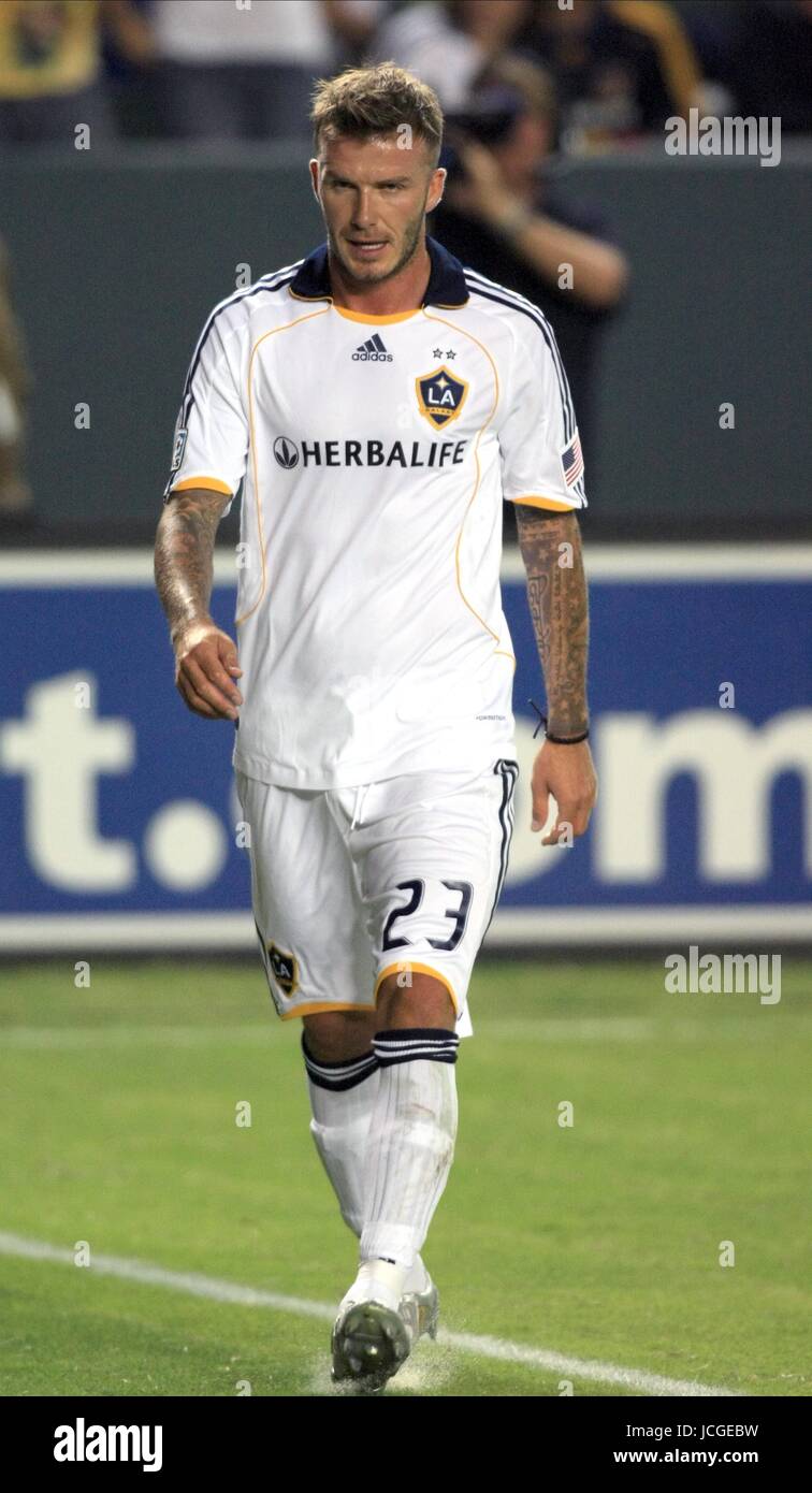 DAVID BECKHAM SENT OFF LOS ANGELES GALAXY V SEATTLE SOUNDERS LOS ...