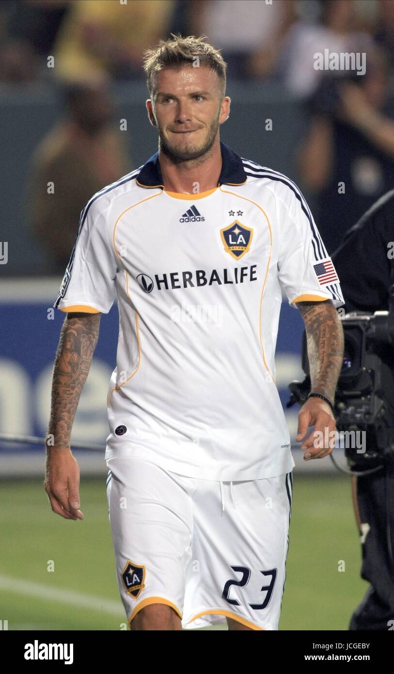 Beckham sent off hi-res stock photography and images - Alamy