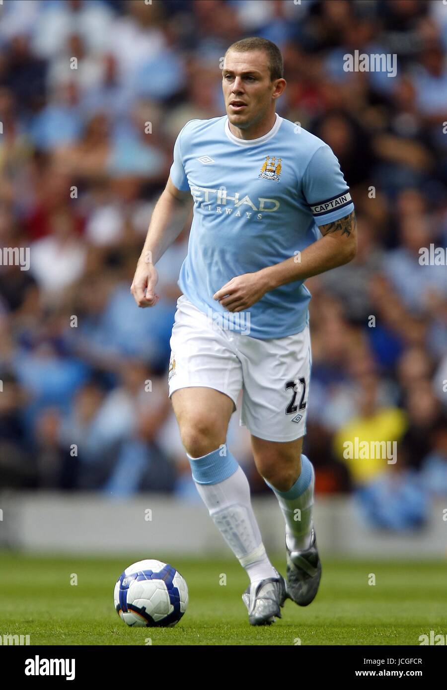 RICHARD DUNNE MANCHESTER CITY FC MANCHESTER CITY V WOLVERHAMPTON ...