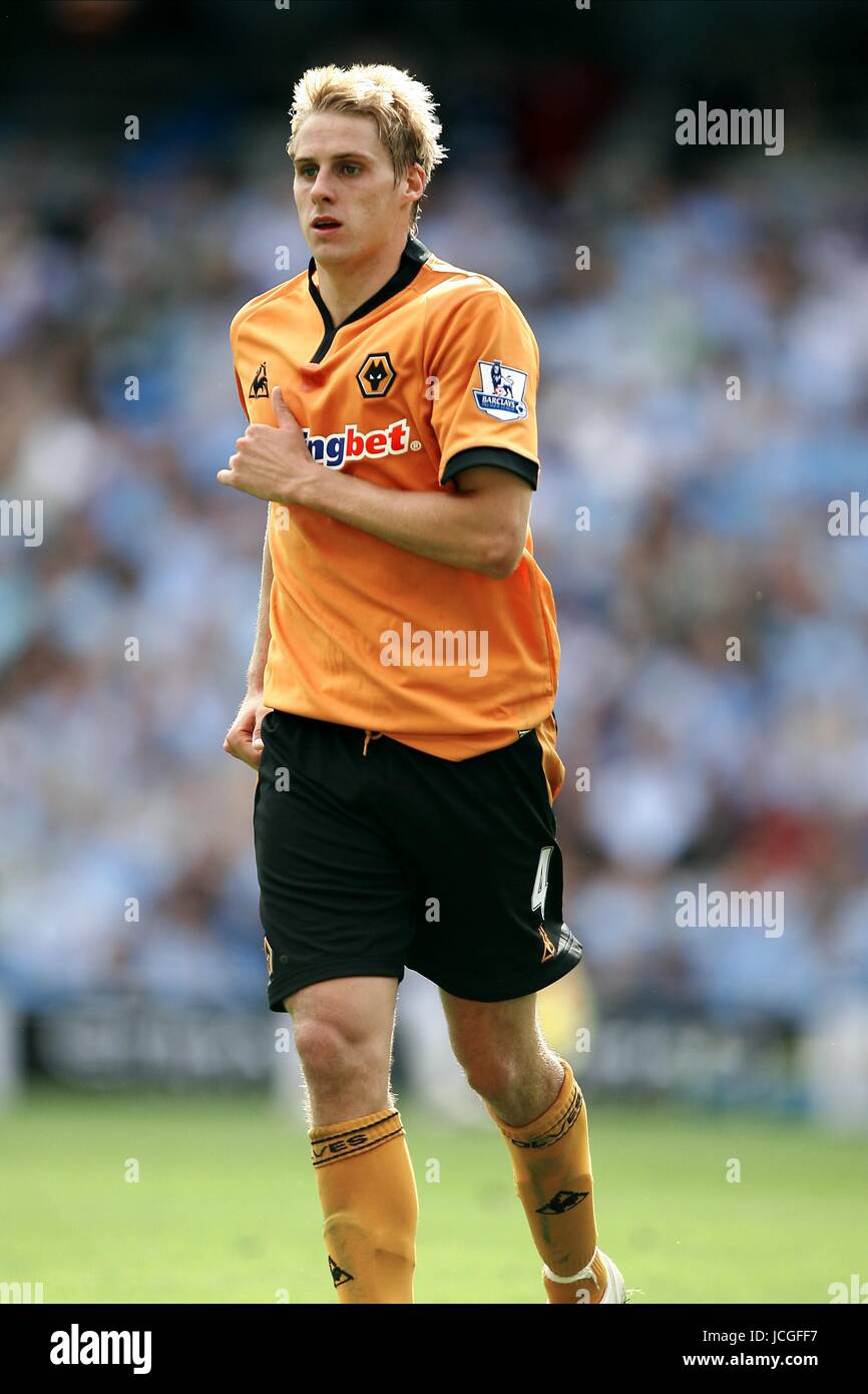 DAVID EDWARDS WOLVERHAMPTON WANDERERS FC MANCHESTER CITY V ...