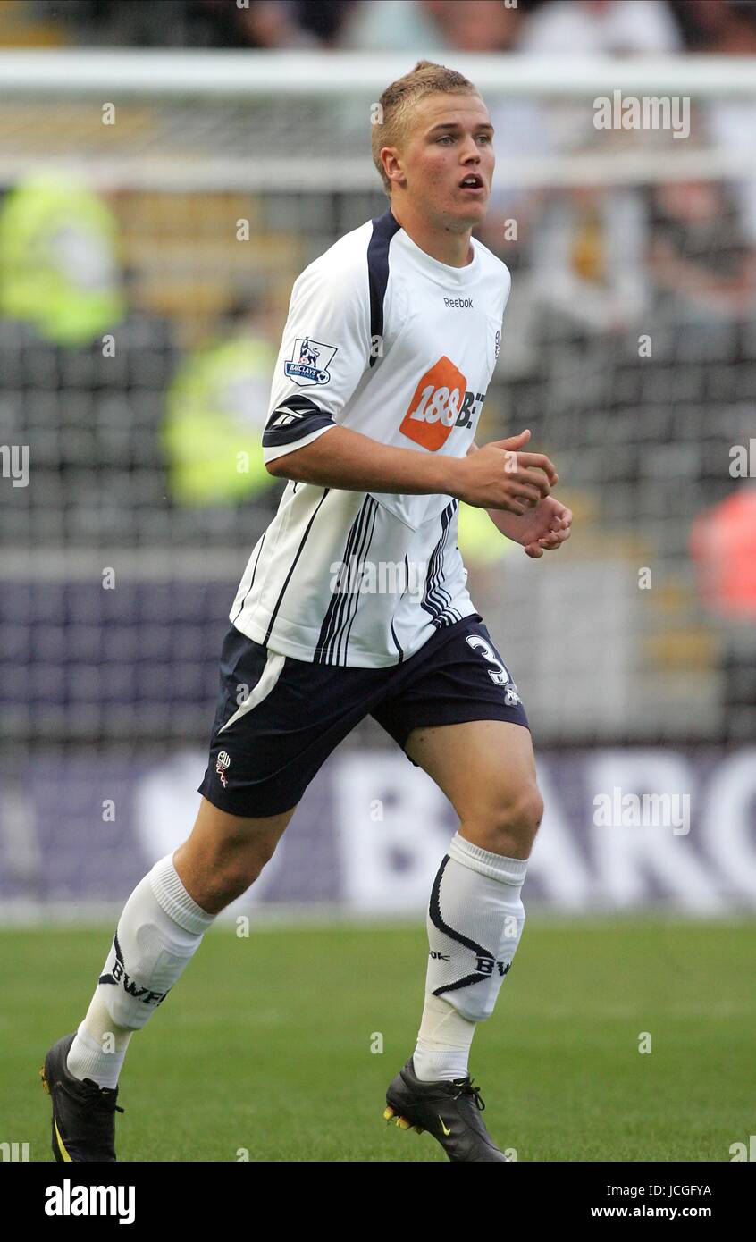 DANIEL WARD BOLTON WANDERERS FC HULL V BOLTON KC STADIUM, HULL, ENGLAND ...