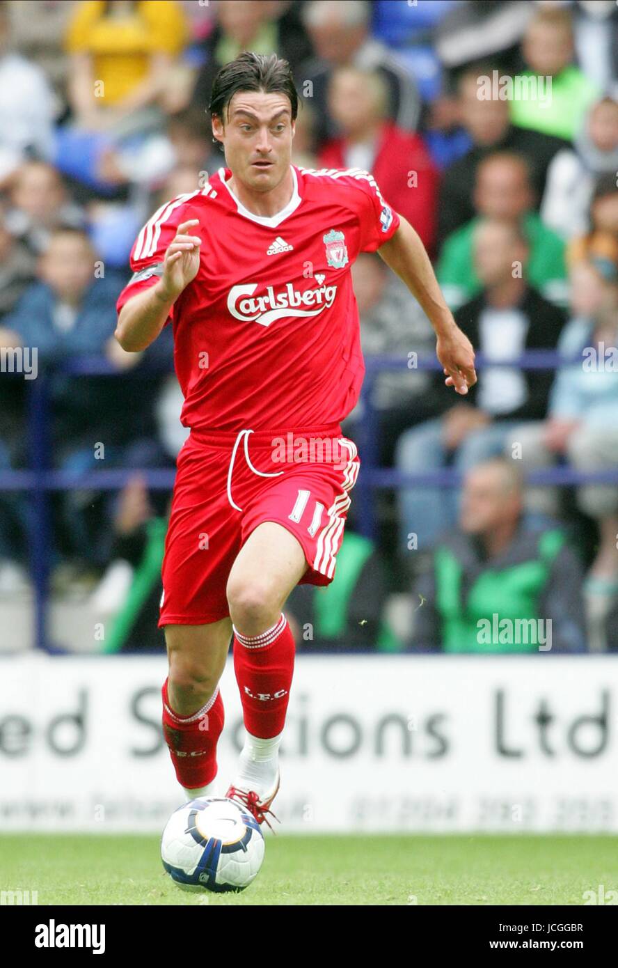 ALBERT RIERA LIVERPOOL FC BOLTON V LIVERPOOL REEBOK STADIUM, BOLTON ...