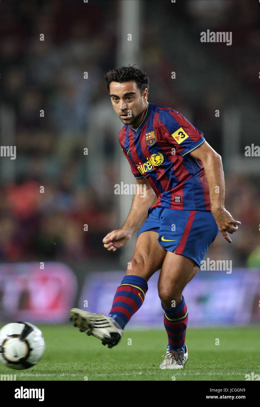 XAVI HERNANDEZ BARCELONA CF BARCELONA V SPORTING GIJON NOU CAMP ...