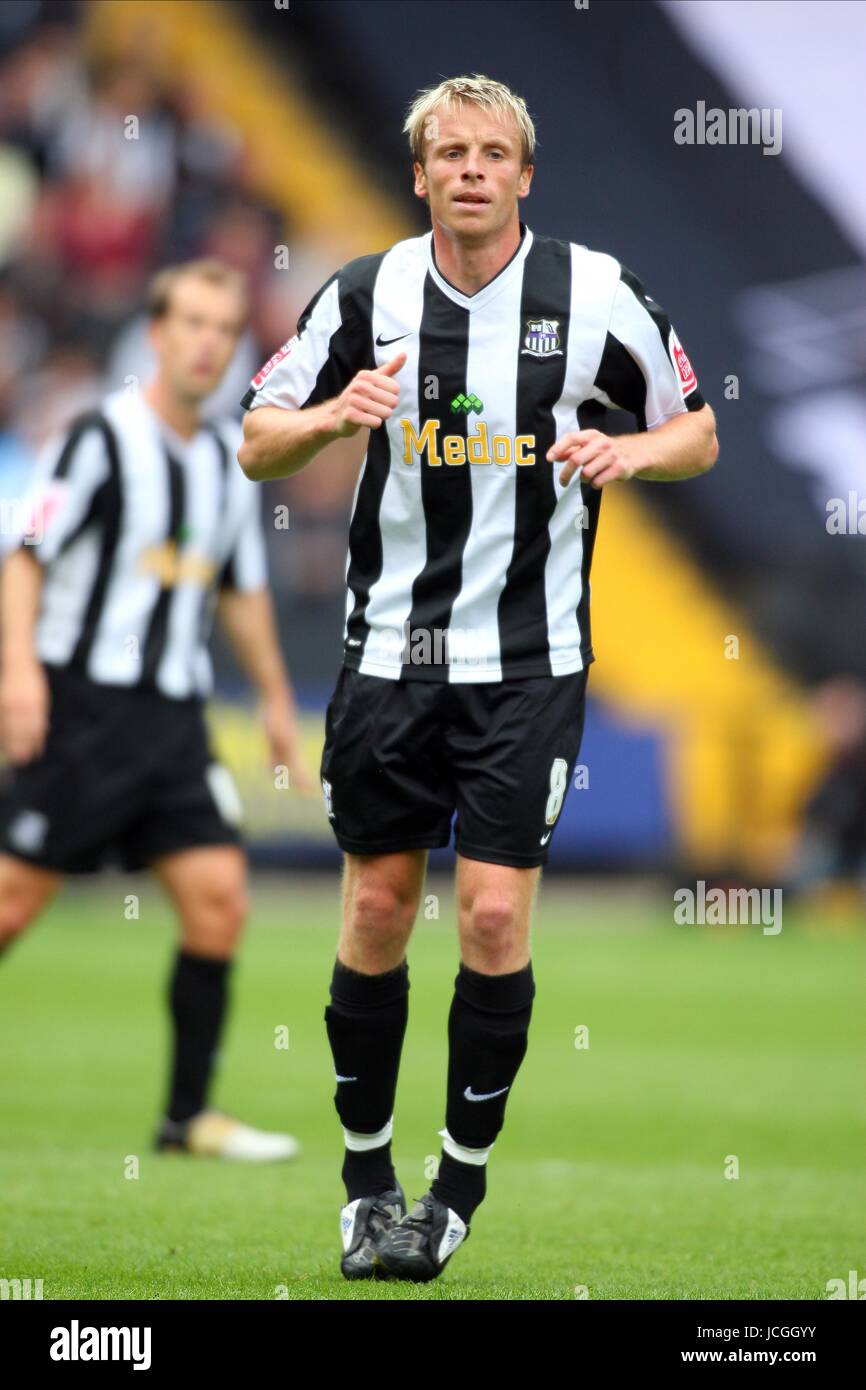 RICKY RAVENHILL NOTTS COUNTY FC NOTTS COUNTY V BURTON ALBION MEADOW ...