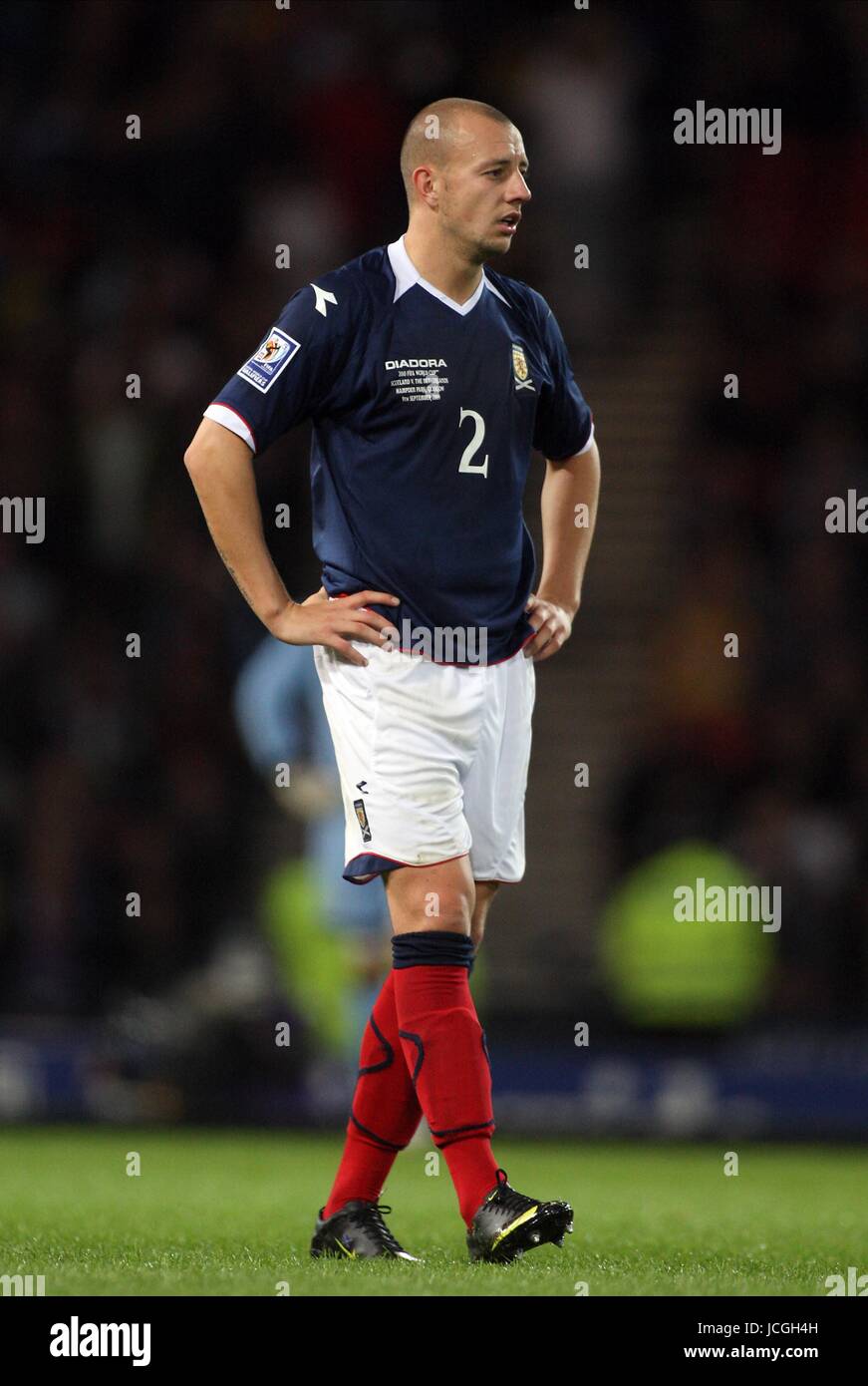 ALAN HUTTON AFTER THE FINAL WHISTLE SCOTLAND V HOLLAND SCOTLAND V ...