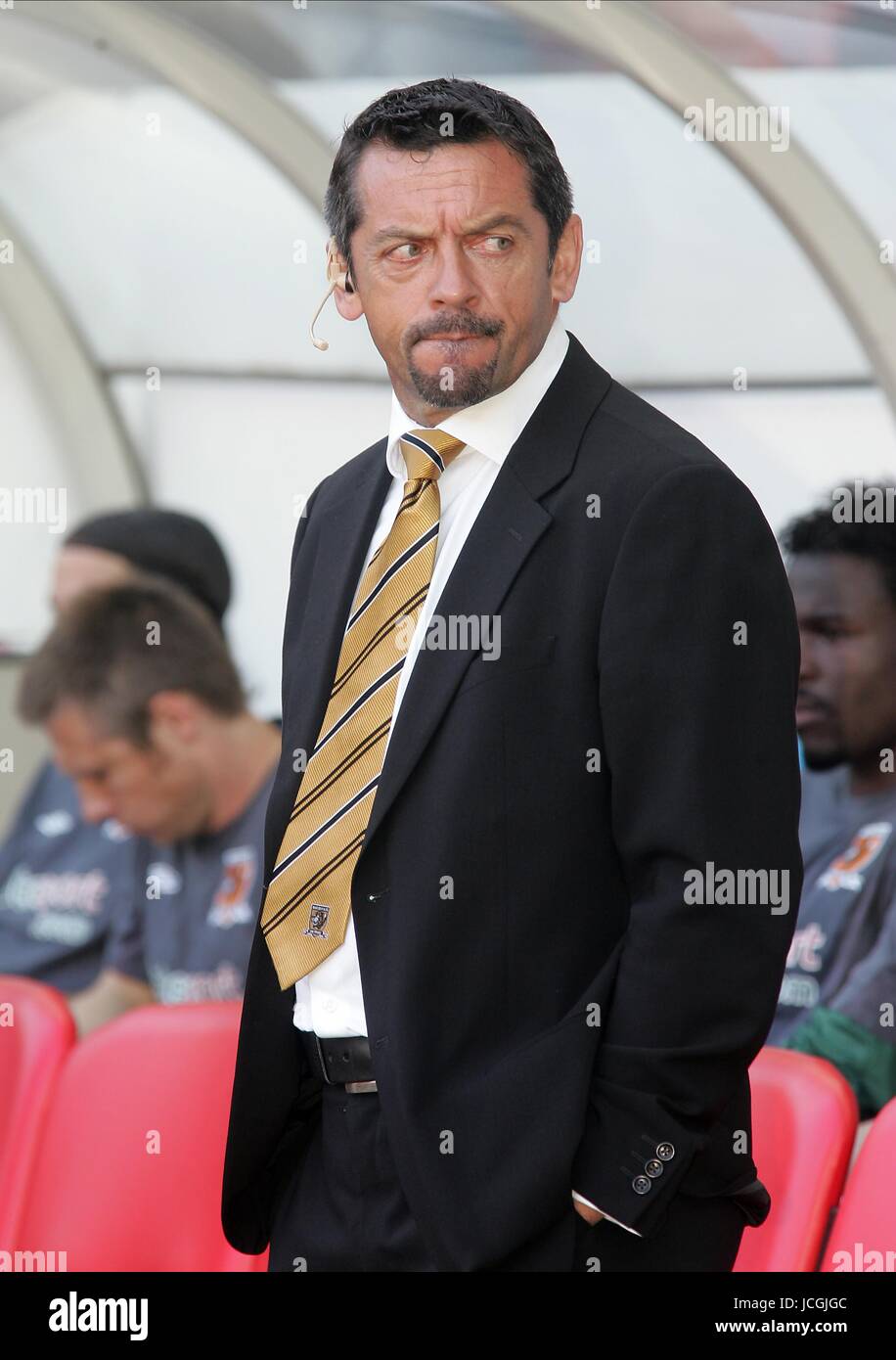 PHIL BROWN HULL CITY FC MANAGER SUNDERLAND V HULL CITY FC STADIUM OF ...