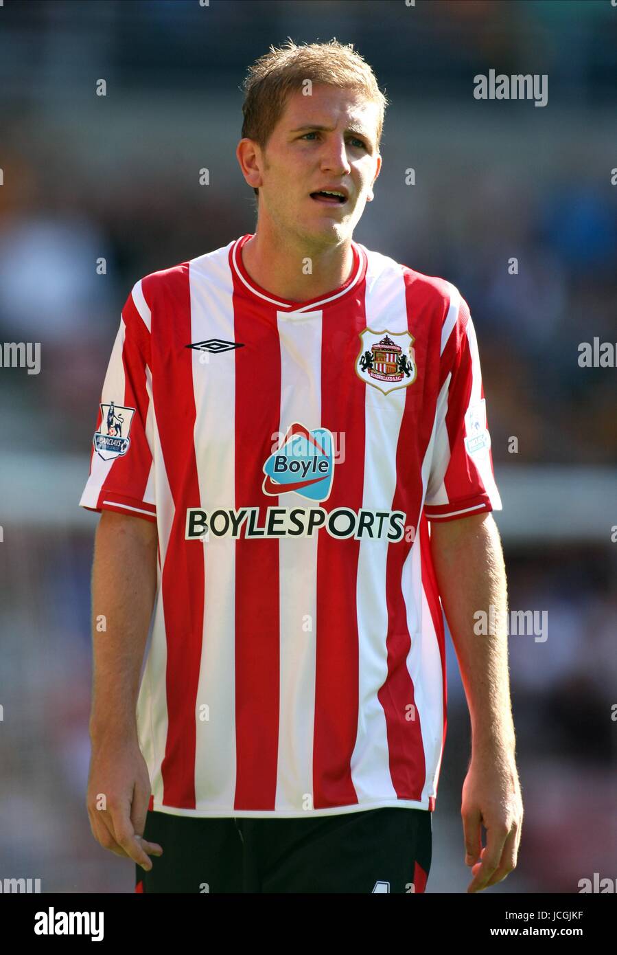 MICHAEL TURNER SUNDERLAND FC SUNDERLAND V HULL CITY FC STADIUM OF LIGHT ...
