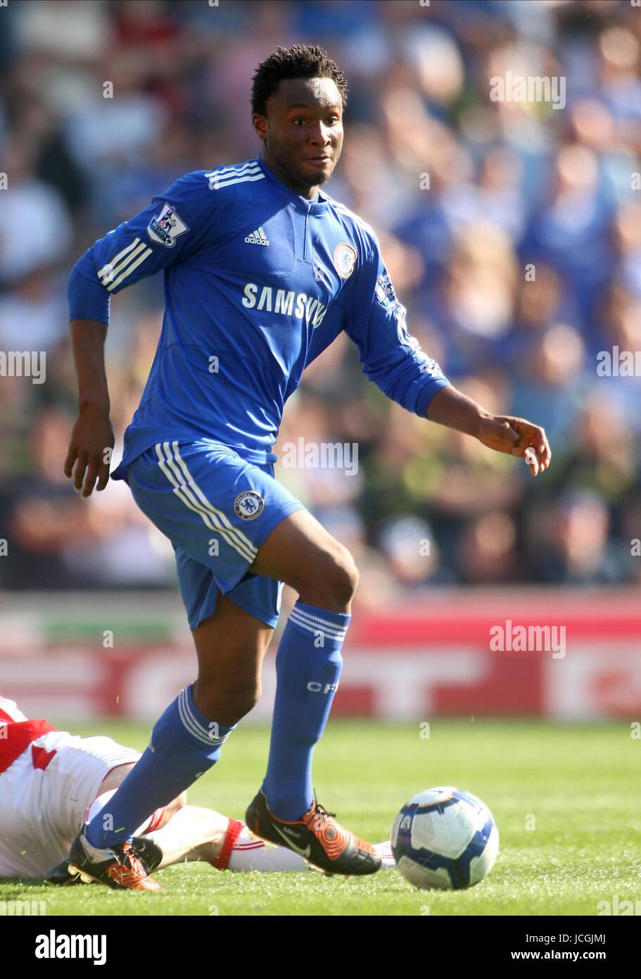 MIKEL CHELSEA FC STOKE CITY V CHELSEA BRITANNIA STADIUM, STOKE, ENGLAND ...