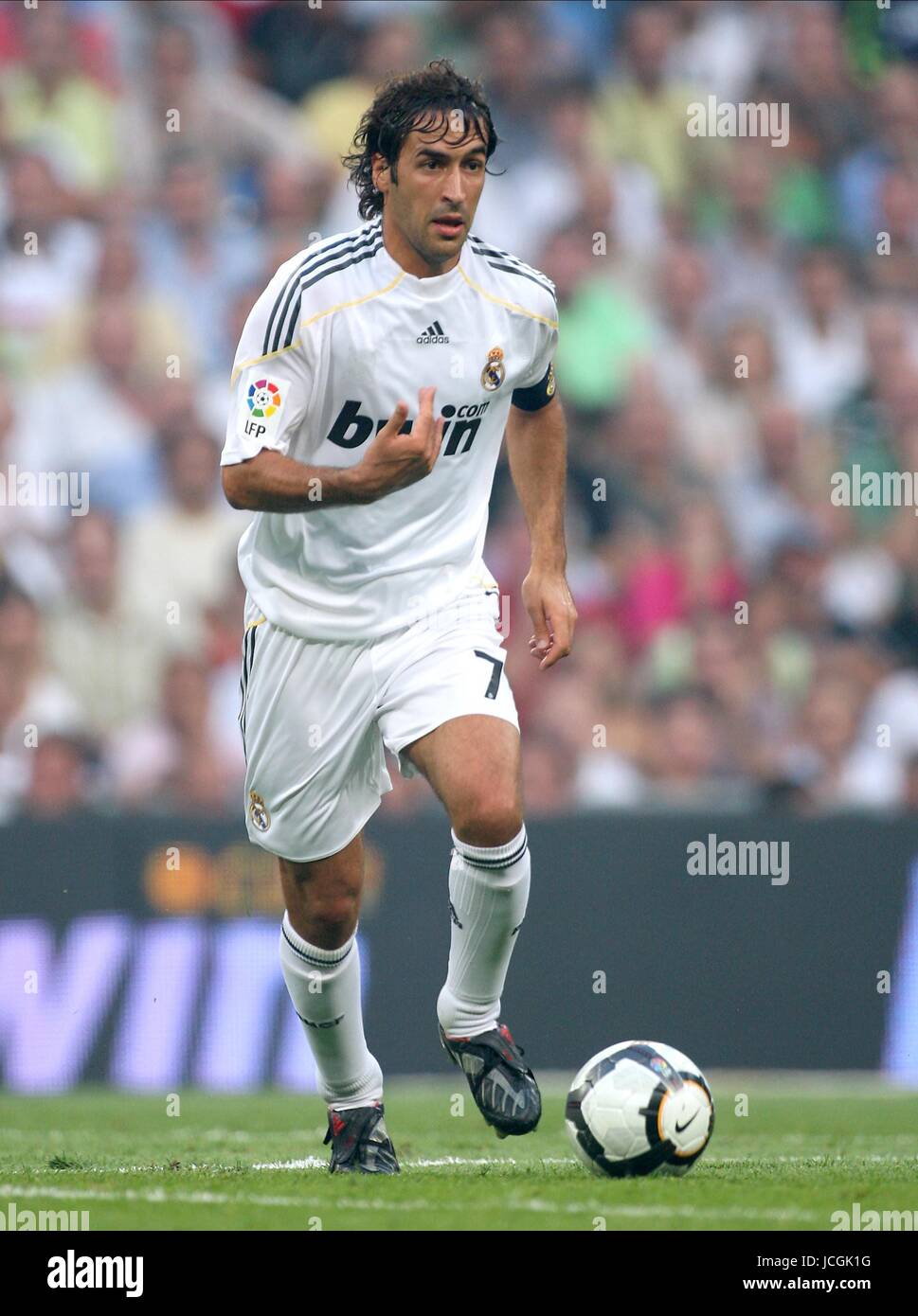 RAUL REAL MADRID CF REAL MADRID, LA LIGA SANTIAGO BERNABEU, MADRID ...