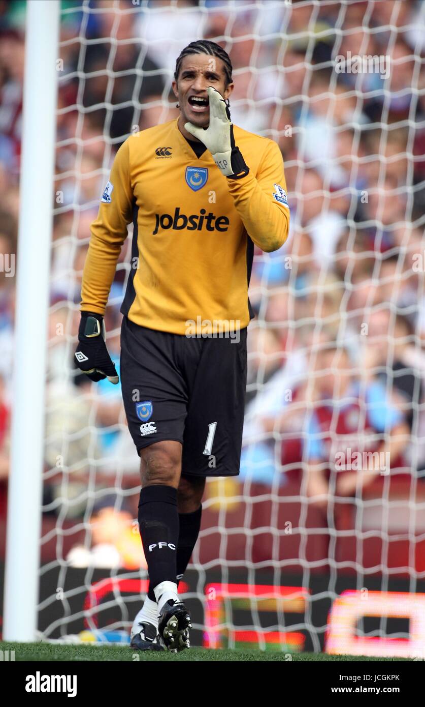 DAVID JAMES PORTSMOUTH FC ASTON VILLA V PORTSMOUTH VILLA PARK, ASTON ...