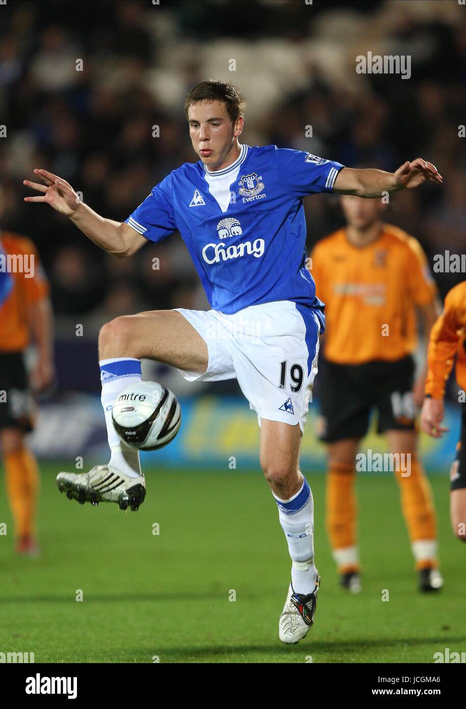 DAN GOSLING EVERTON FC HULL CITY V EVERTON KC STADIUM, HULL, ENGLAND 23 ...