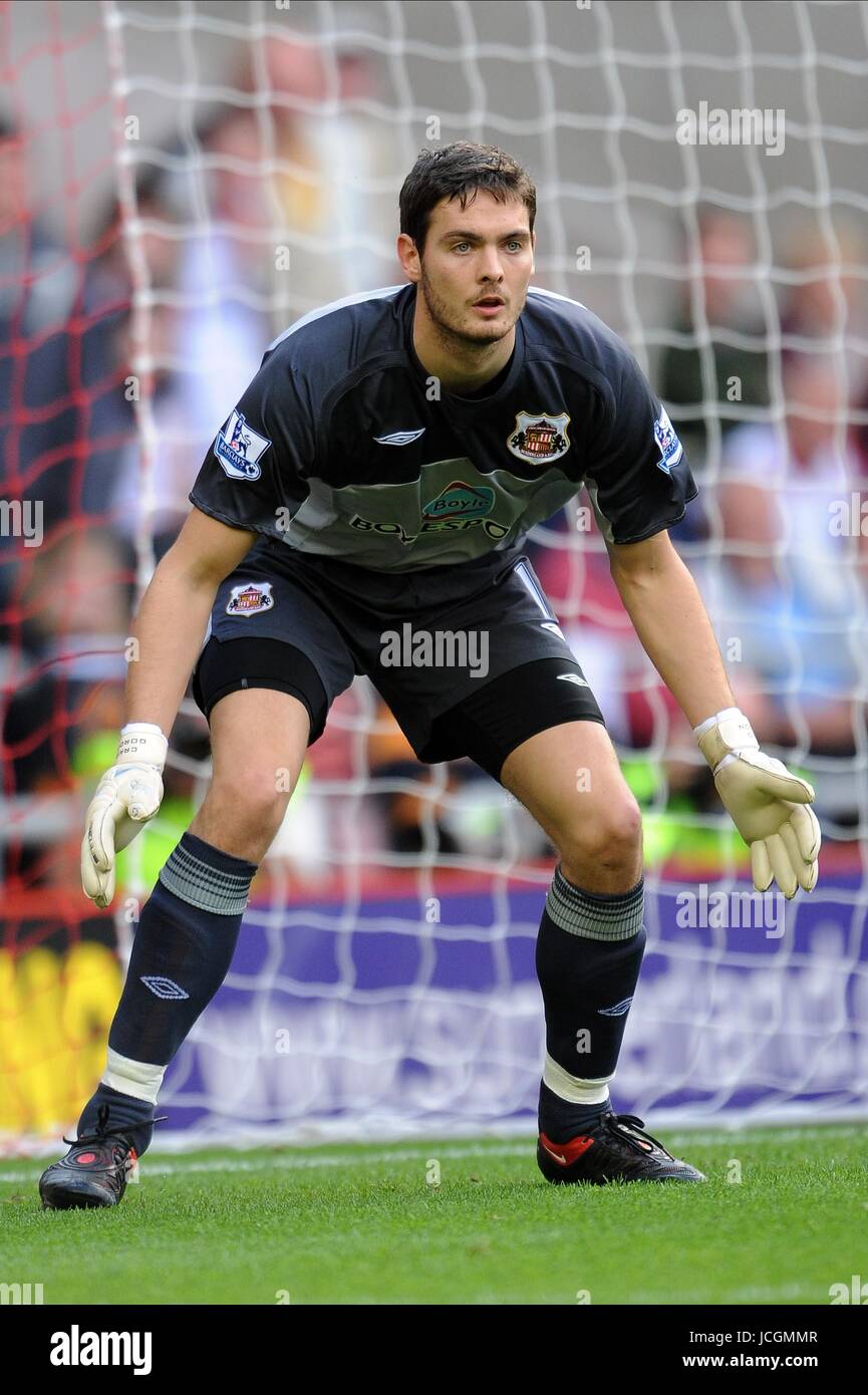 CRAIG GORDON SUNDERLAND FC SUNDERLAND V WOLVES STADIUM OF LIGHT ...