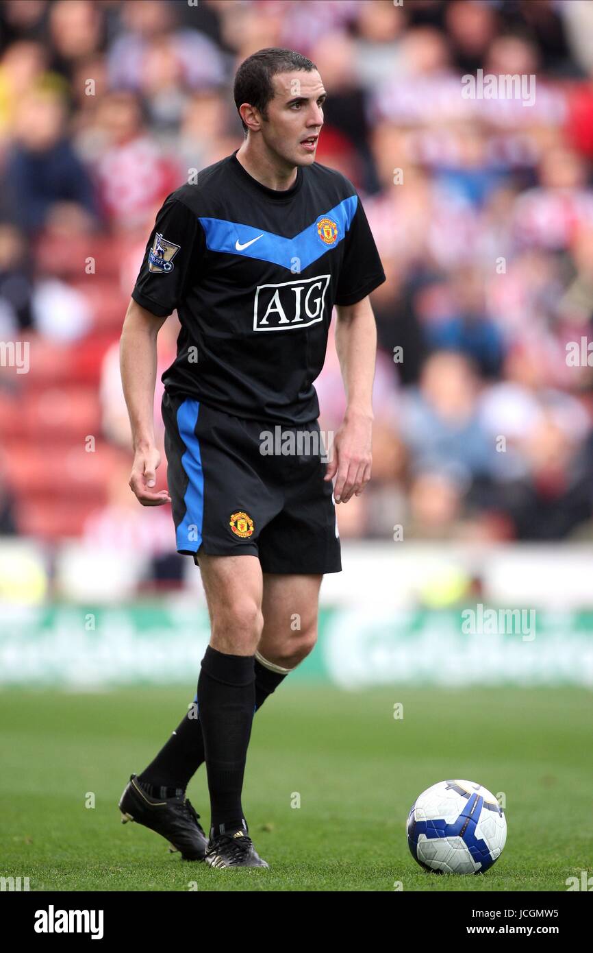 JOHN O'SHEA MANCHESTER UNITED FC STOKE CITY V MANCHESTER UNITED THE ...