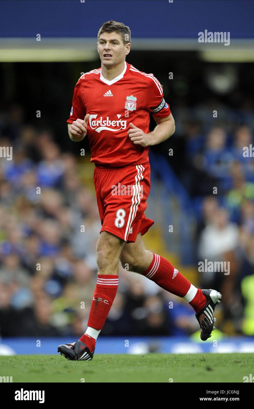 STEVEN GERRARD, LIVERPOOL FC, CHELSEA V LIVERPOOL, 2009 Stock Photo - Alamy