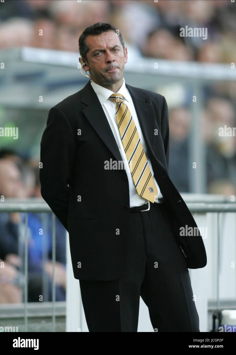 PHIL BROWN HULL CITY FC MANAGER HULL V WIGAN KC STADIUM, HULL, ENGLAND ...