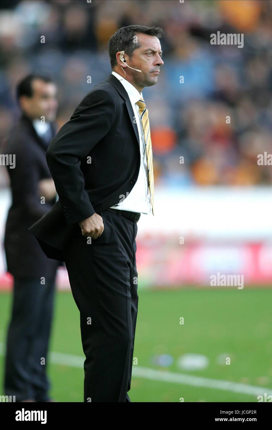 PHIL BROWN HULL CITY FC MANAGER HULL V WIGAN KC STADIUM, HULL, ENGLAND ...