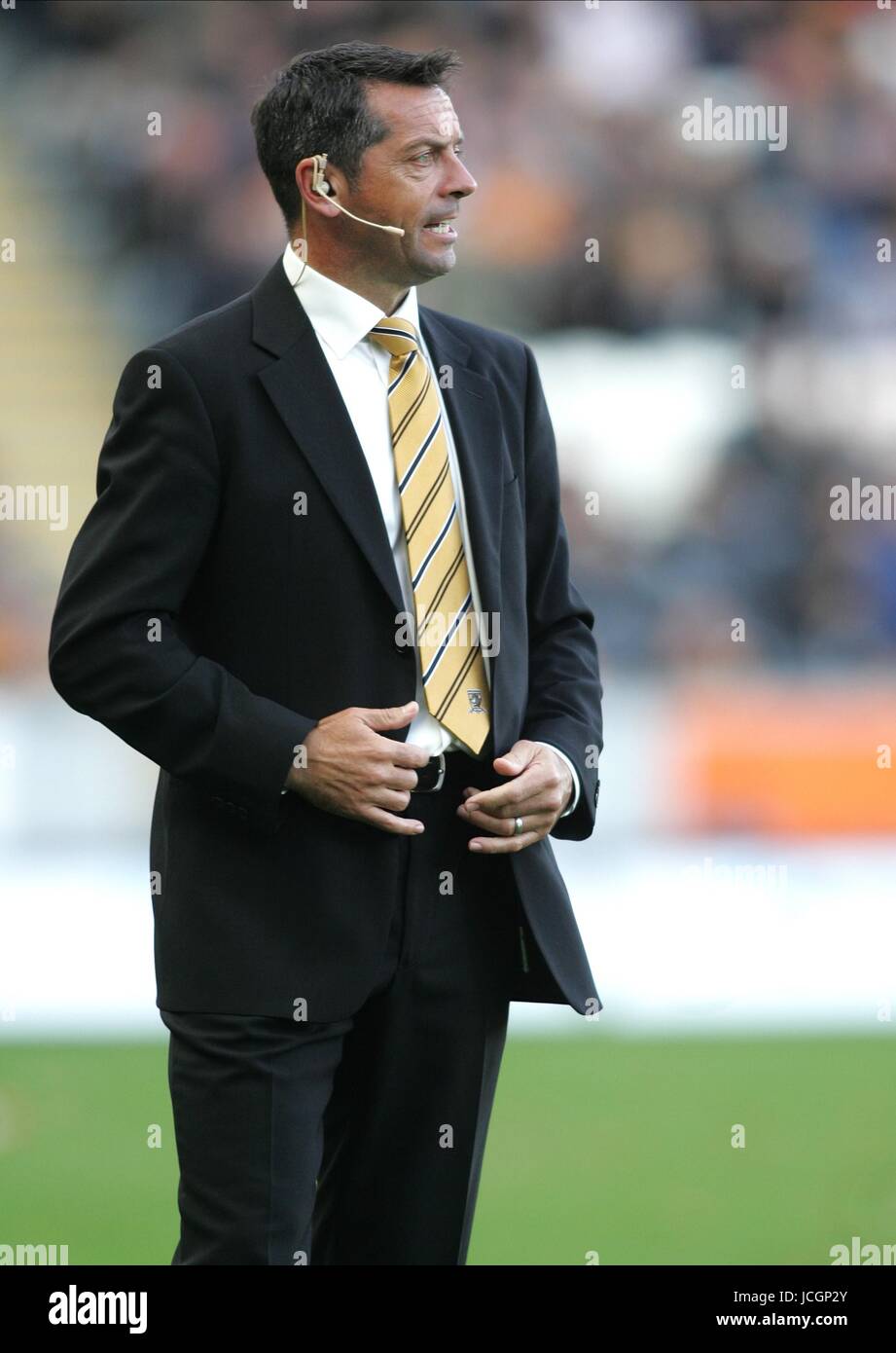 PHIL BROWN HULL CITY FC MANAGER HULL V WIGAN KC STADIUM, HULL, ENGLAND ...