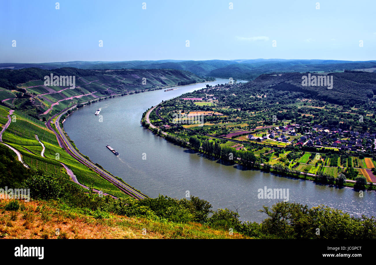 Rhine loop at boppard hi-res stock photography and images - Alamy
