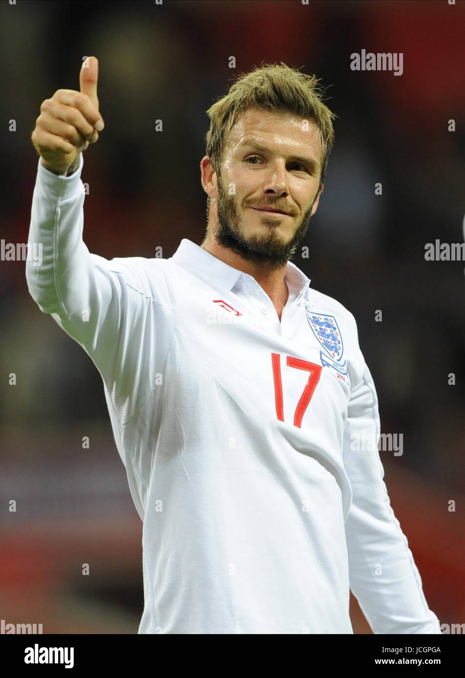 DAVID BECKHAM ENGLAND ENGLAND V BELARUS, WORLD CUP QUALIFYING WEMBLEY STADIUM, LONDON, ENGLAND ...