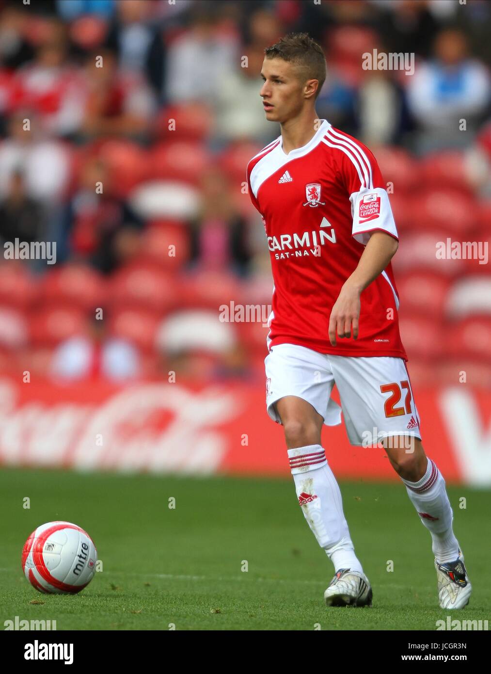 JOE BENNETT MIDDLESBROUGH FC MIDDLESBROUGH V WATFORD RIVERSIDE STADIUM ...
