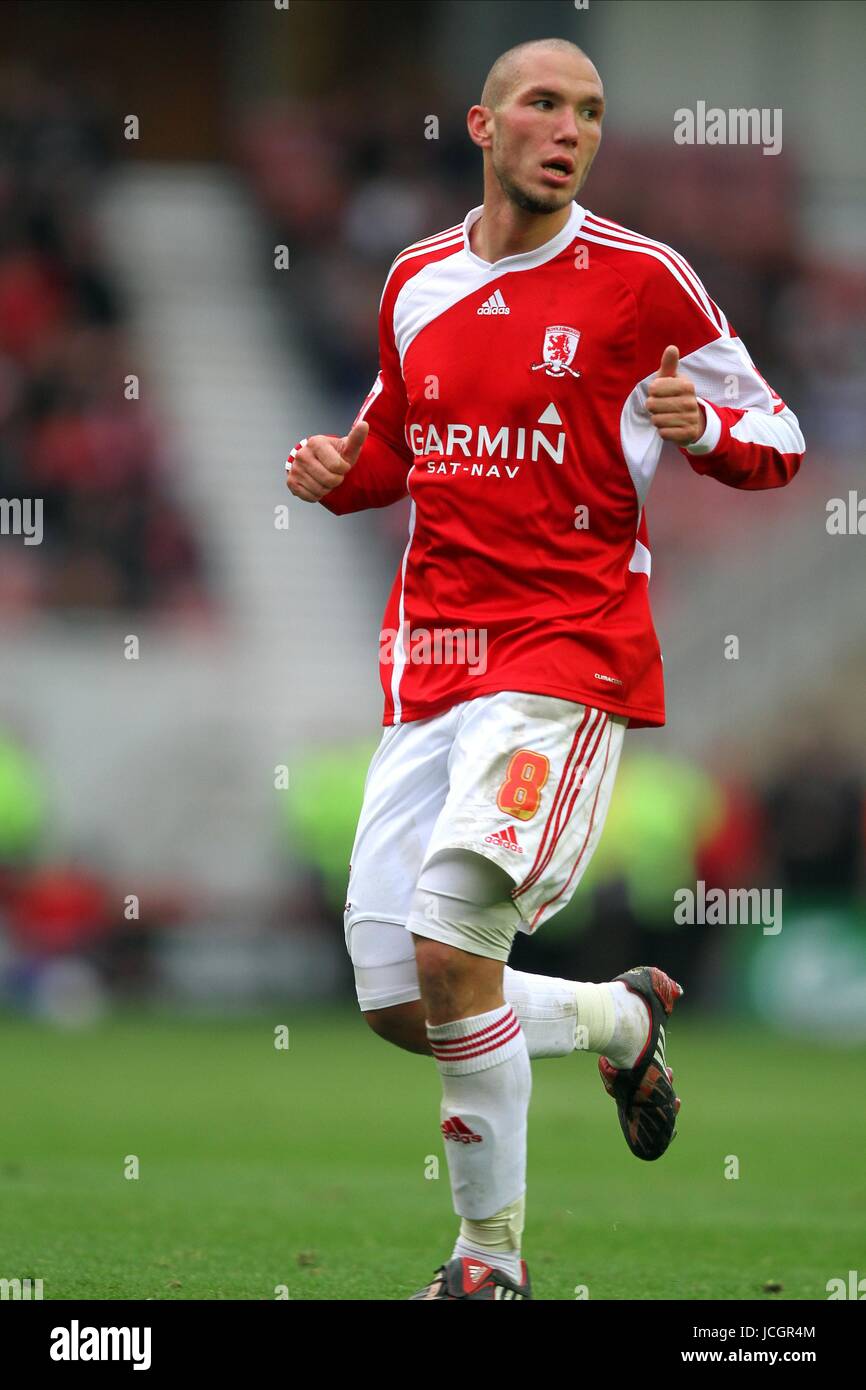 DIDIER DIGARD MIDDLESBROUGH FC MIDDLESBROUGH V WATFORD RIVERSIDE ...