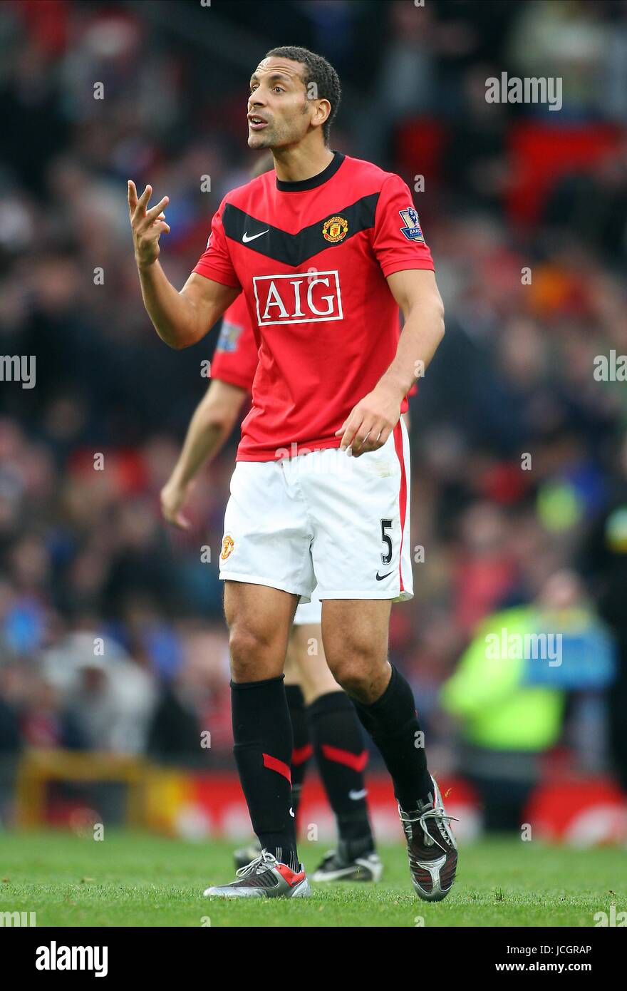 Rio ferdinand of manchester united football club hi-res stock ...
