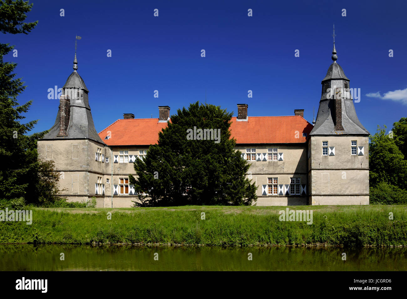 Water castle Westerwinkel, Ascheberg-Herbern, North Rhine-Westphalia ...
