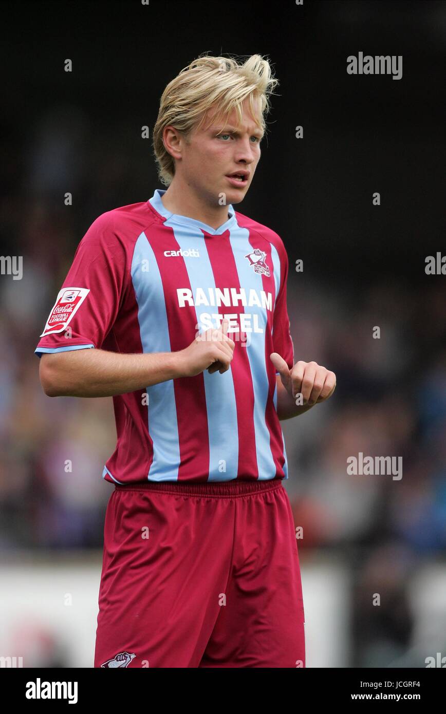 JOSH WRIGHT SCUNTHORPE UNITED FC SCUNTHORPE V SHEFFIELD UNITED GLANFORD ...